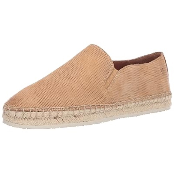 Frye | Shoes | Frye Leather Isbel Diamond Emboss Espadrille Slip On ...